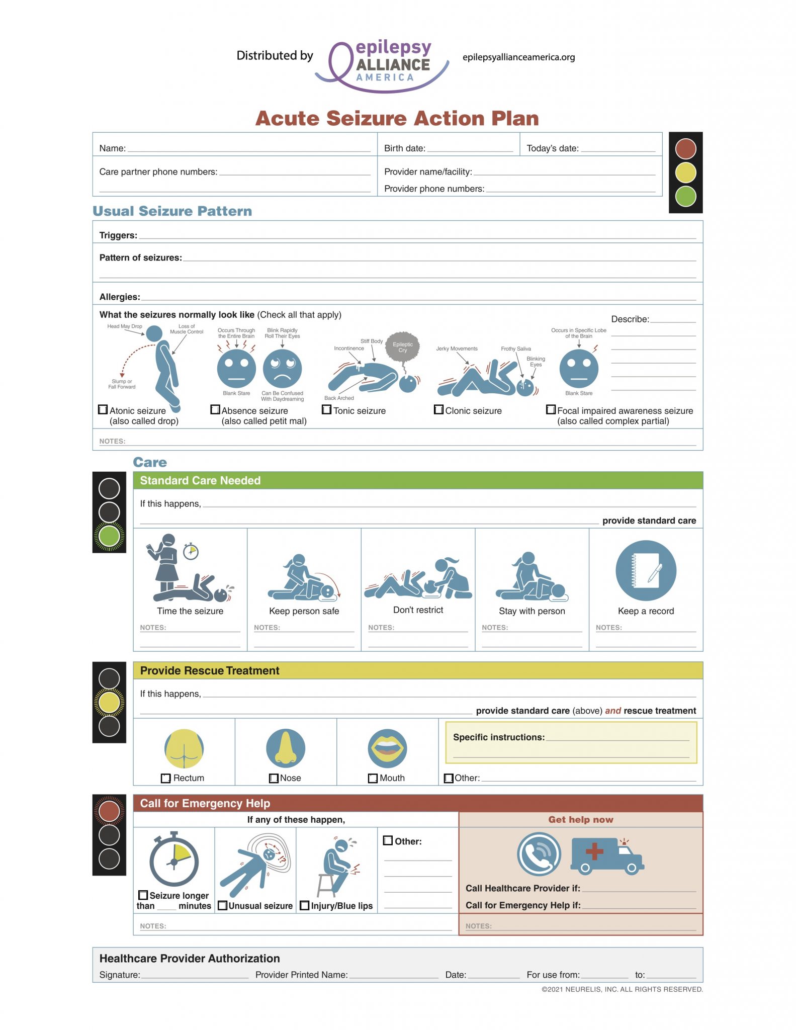 Back to School Checklist - Epilepsy Alliance America
